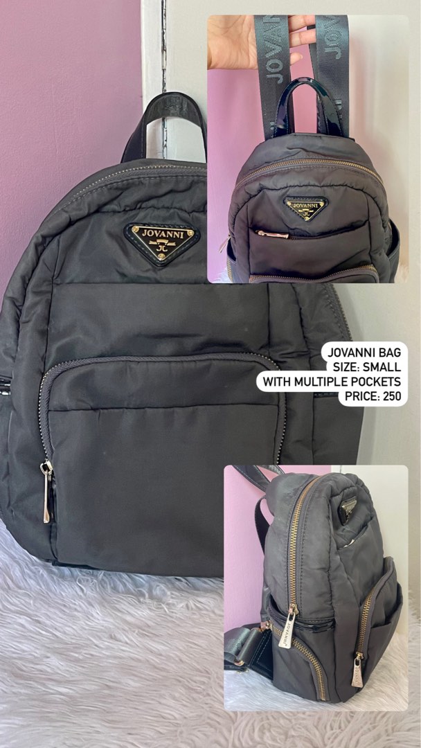 Jovanni Bagpack, Women's Fashion, Bags & Wallets, Backpacks on Carousell
