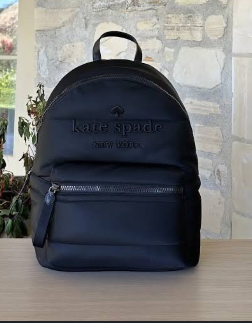 Kate Spade Ella Puffy Backpack, Women's Fashion, Bags & Wallets ...