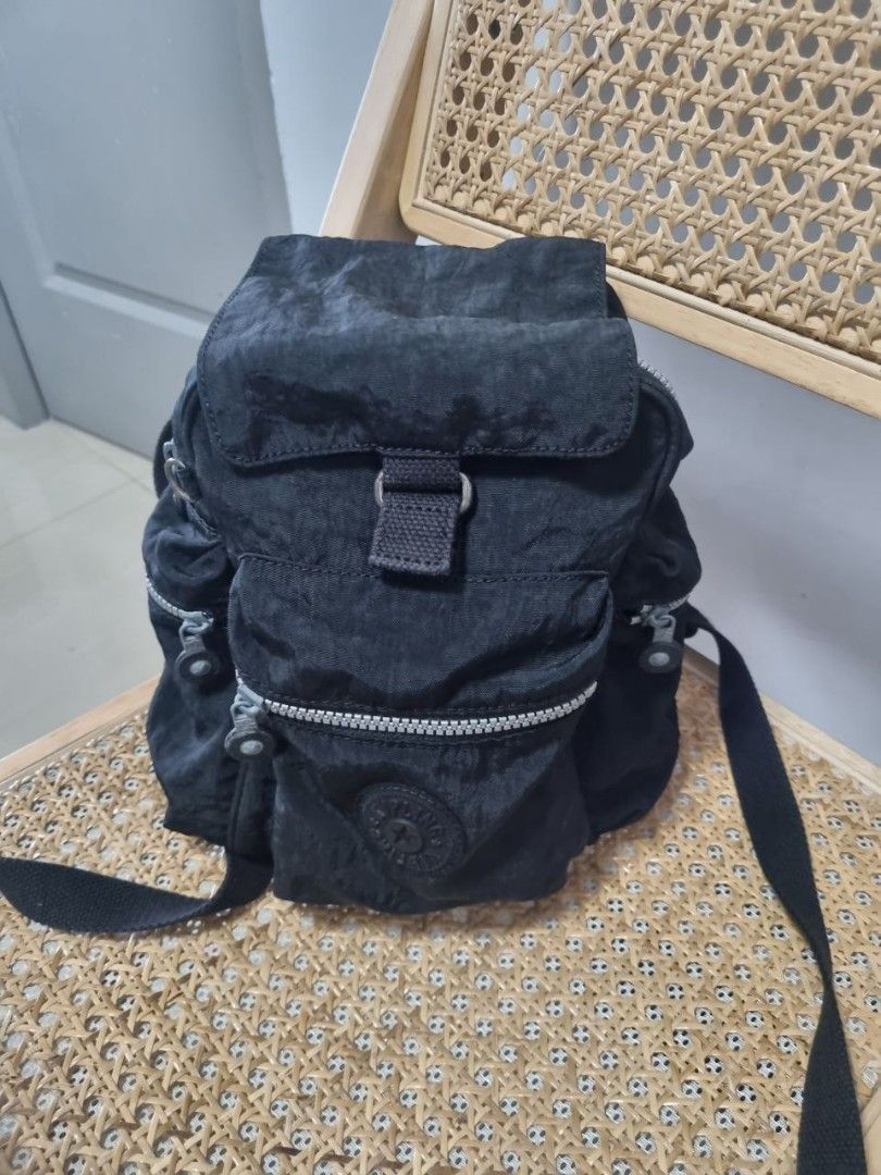 Kipling Black Backpack, Men's Fashion, Bags, Backpacks on Carousell