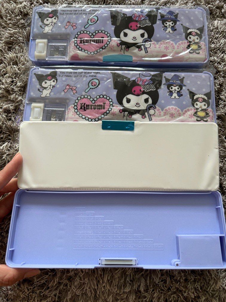 Kuromi stationary set and pencil case, Hobbies & Toys, Stationery ...
