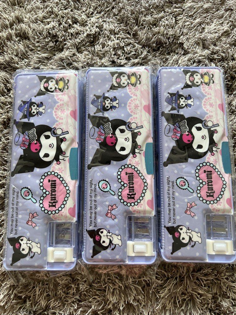 Kuromi stationary set and pencil case, Hobbies & Toys, Stationery & Craft, Other Stationery ...