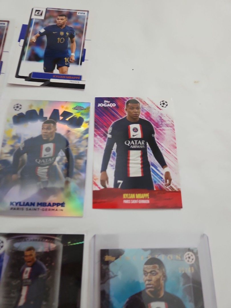 Kylian Mbappe Genuine Soccer Cards Panini Topps, Hobbies & Toys, Toys ...