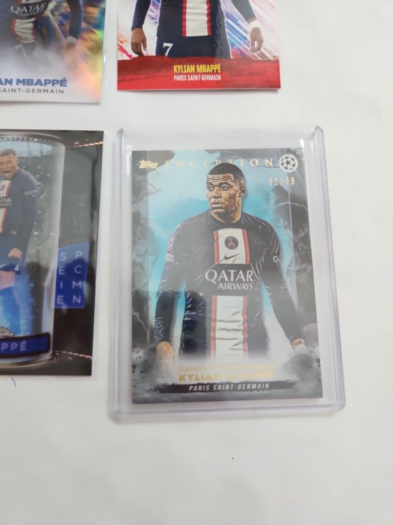 Kylian Mbappe Genuine Soccer Cards Panini Topps, Hobbies & Toys, Toys ...