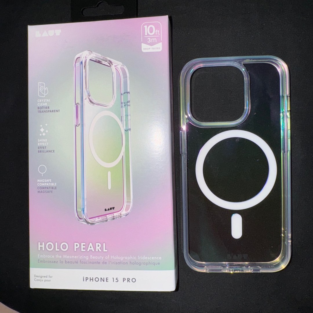 Laut Holo Pearl Magsafe case for iPhone 15 Pro, Mobile Phones & Gadgets ...