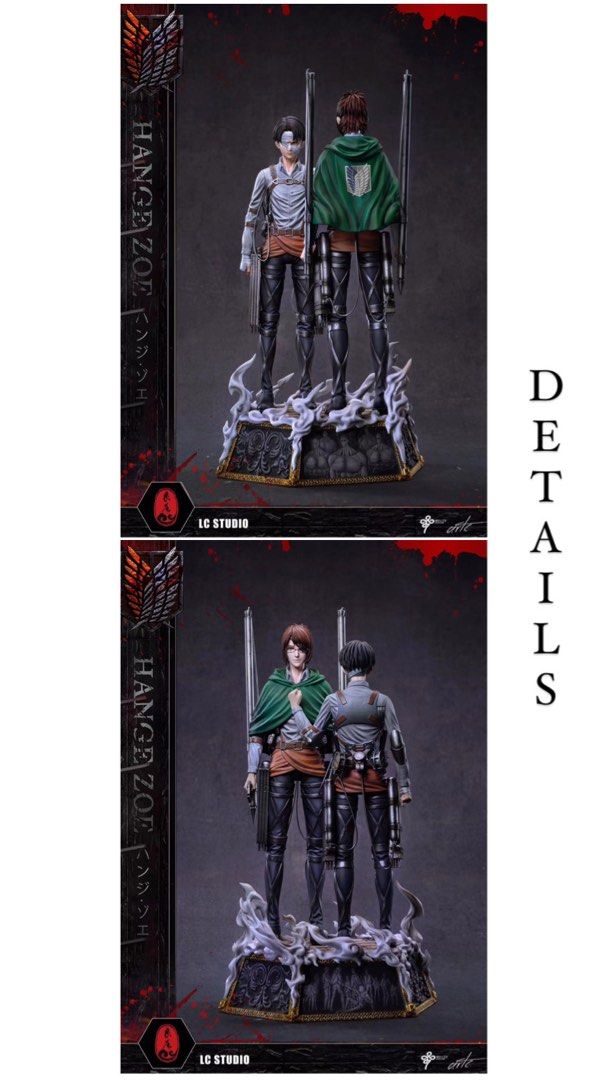 LC Studio - AOT Series 09 - Levi & Hange, Hobbies & Toys, Toys & Games on Carousell