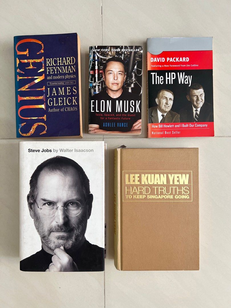 Lee Kuan Yew, Steve Jobs, Elon Musk, Richard Feynman, David Packard ...