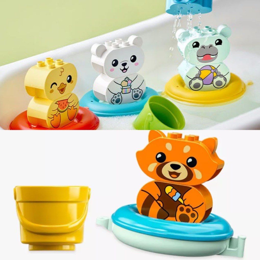 Lego Duplo 10964 / 10965 Bath Time Fun: Floating Red Panda / Floating ...