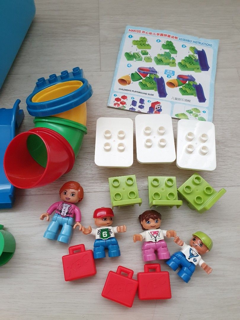 Lego Duplo building blocks storage box school kids, Hobbies & Toys ...