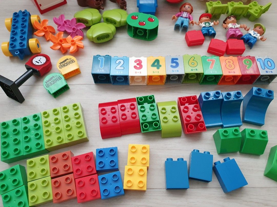 Lego Duplo building blocks storage box school kids, Hobbies & Toys ...