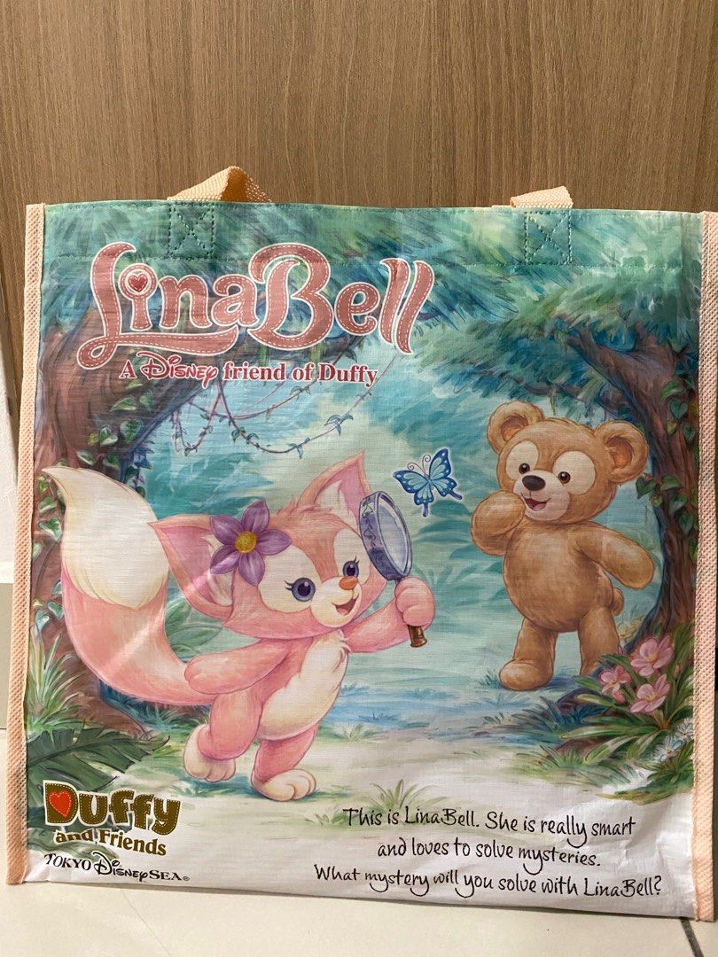 Lina Bell Tokyo Disney Sea Duffy and friends recycle bag, Hobbies ...