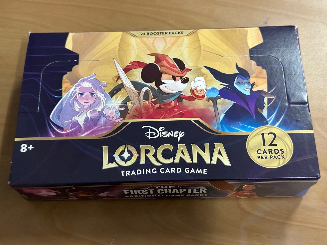 Lorcana First Chapter Booster Box, Hobbies & Toys, Toys & Games on ...