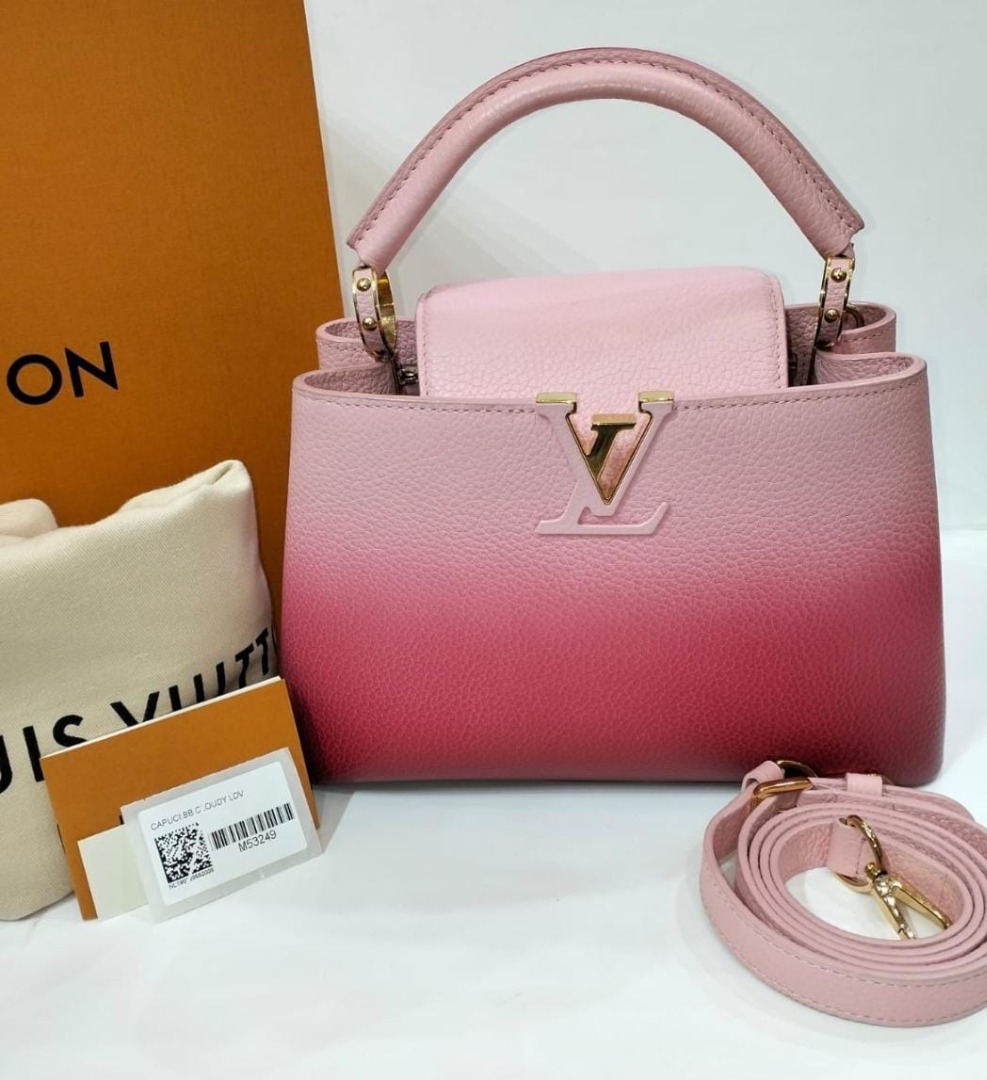 Lv capucine BB Pink Rose Gradient 2017 dv, Barang Mewah, Tas & Dompet ...