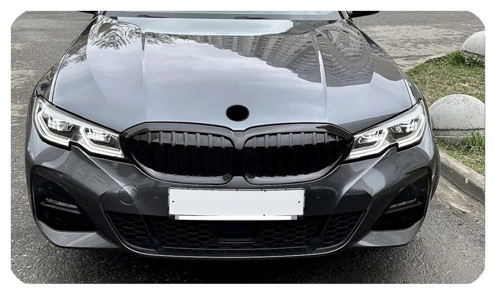 M Performance Piano Glossy Black Front Kidney Grill Sports M Style BMW ...