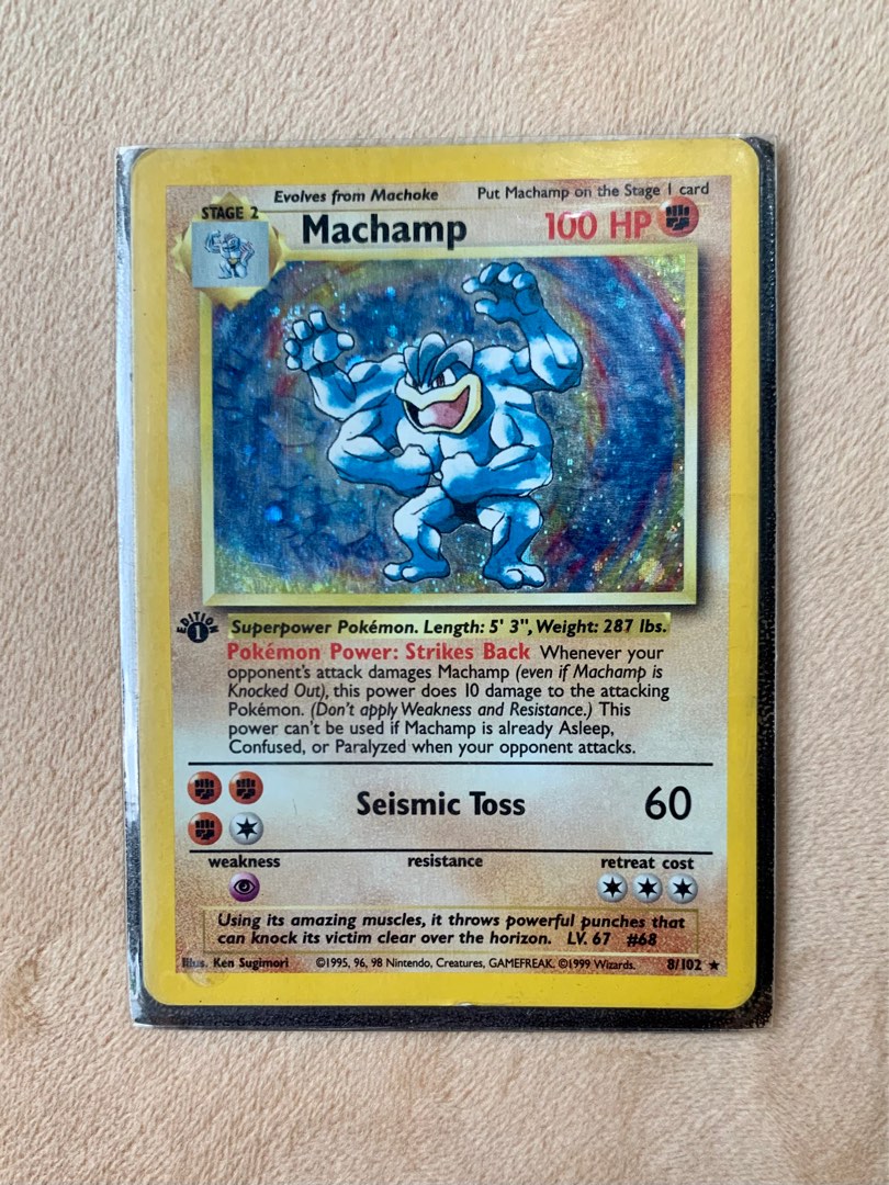 Machamp pokemon card, Hobbies & Toys, Toys & Games on Carousell