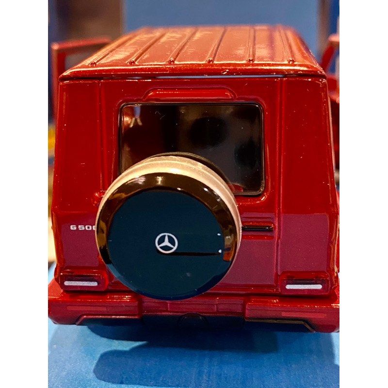 Maisto MERCEDES BENZ G500 Burgundy Red G Class Wagon SUV 36 43 Diecast ...