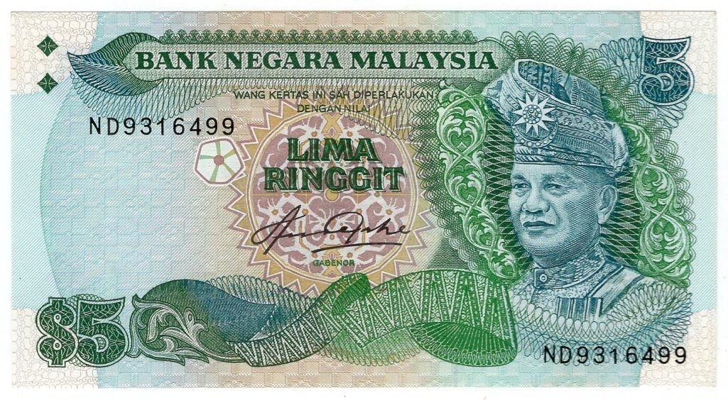 Malaysia 5th Series Last Prefix RM5 Banknote 9316499, Hobbies & Toys ...