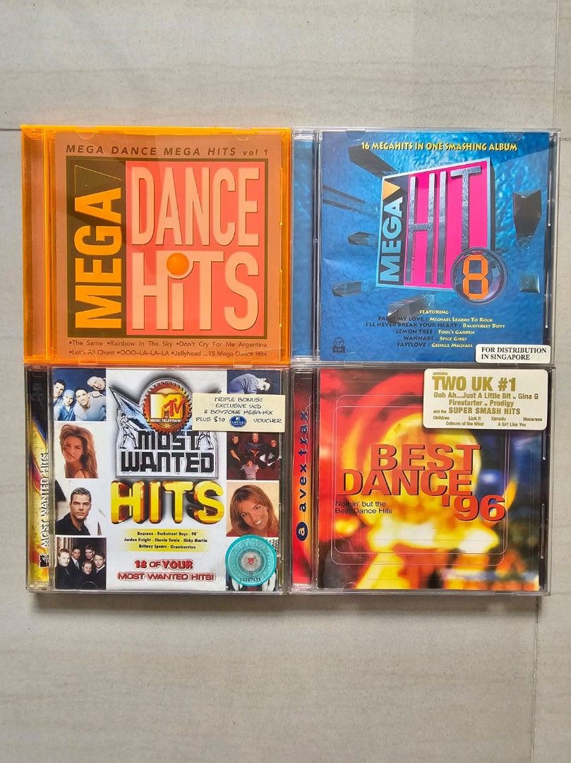 Mega Dance Hits/ Mega Hit 8/ Most Wanted Hits/ Best Dance '96 CD ...