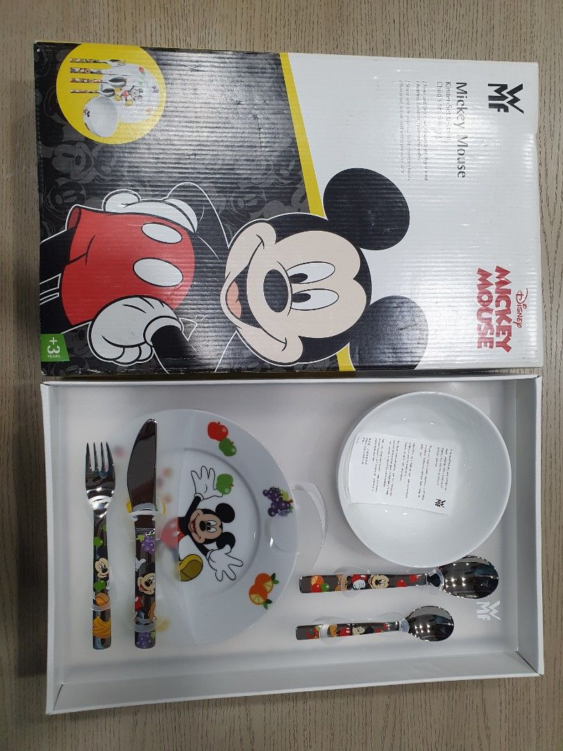 Mickey Mouse Cutlery Set, Furniture & Home Living, Kitchenware ...