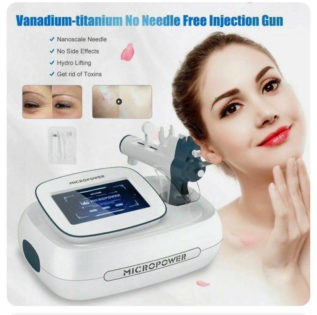 Micropower Water Mesotherapy Meso Gun Microneedles Fractional RF Beauty ...