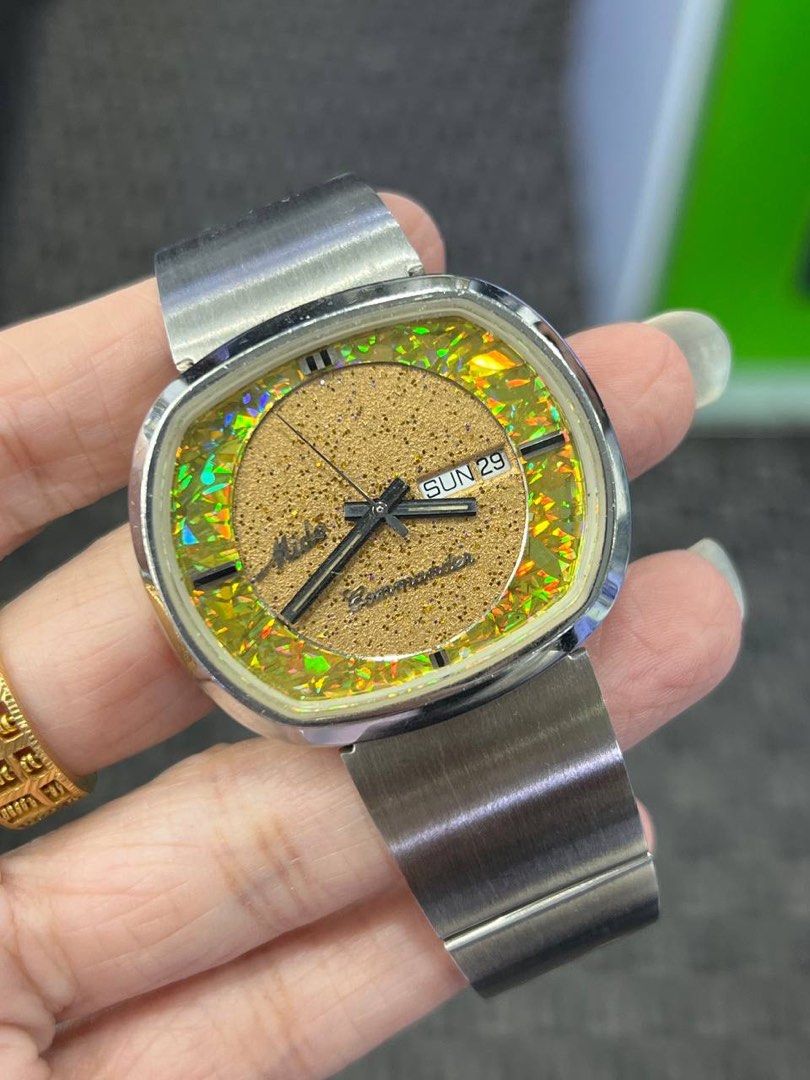 MIDO COMMANDER SWISS MADE AUTOMATIC VINTAGE, Men's Fashion, Watches ...