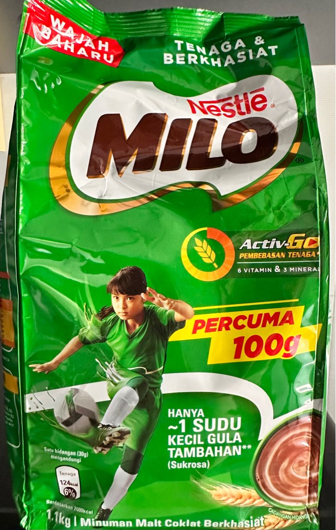 Milo refilled pack 1.1kg, Food & Drinks, Beverages on Carousell