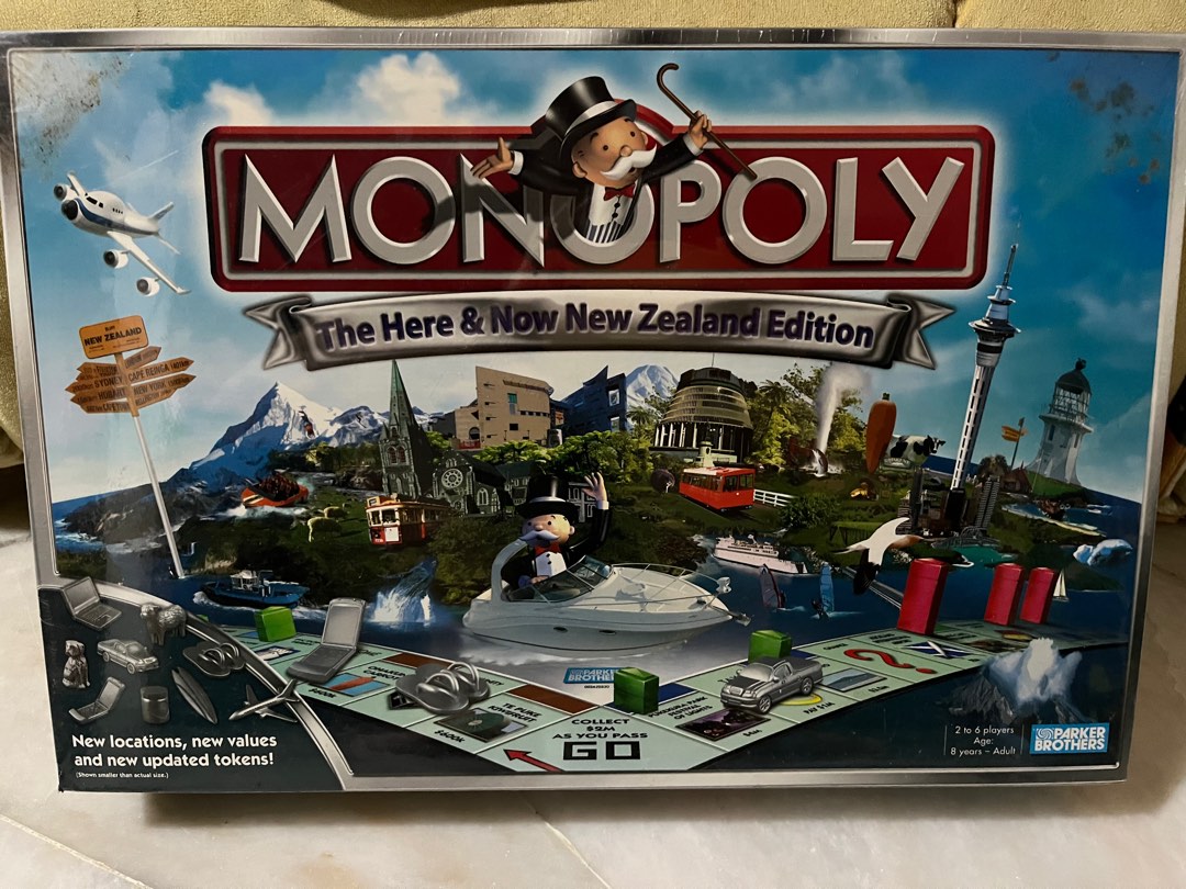 Monopoly New Zealand (2007), Hobbies & Toys, Toys & Games on Carousell