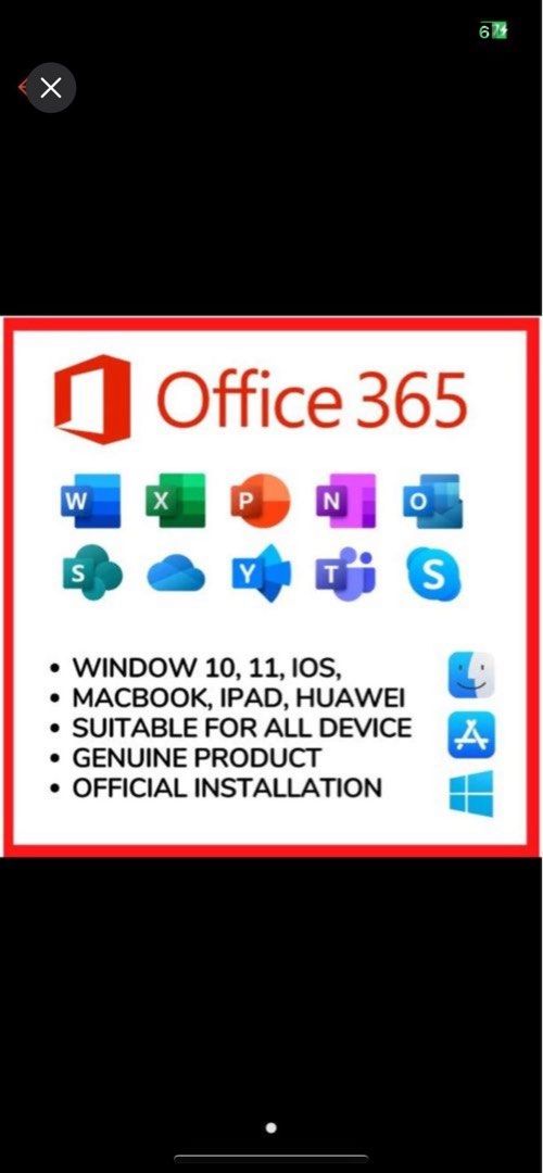 Ms office 365 life time $12 only !!!!!, Computers & Tech, Parts & Accessories, Software on Carousell