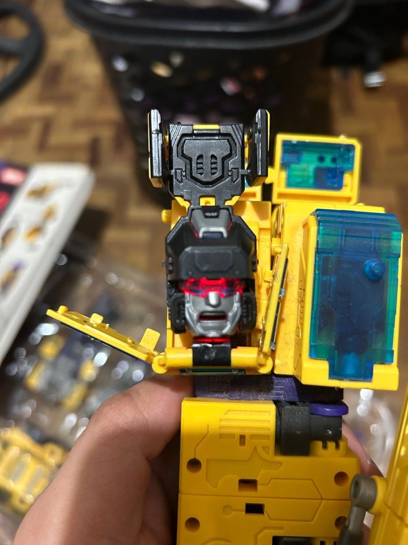 NBK Devastator Combiner Yellow, Hobbies & Toys, Toys & Games on Carousell