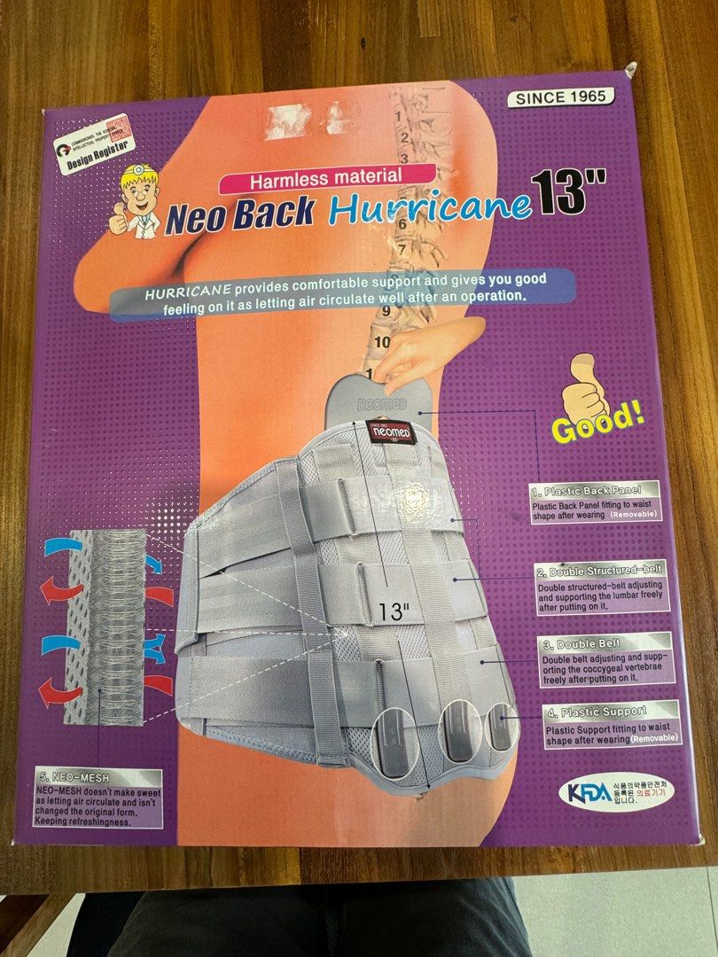 Neomed Hurricane Back Braces Lumbar Support (Imported from Korea ...