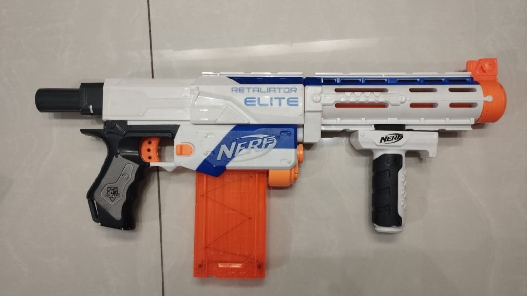 Nerf elite retaliator, Hobbies & Toys, Toys & Games on Carousell