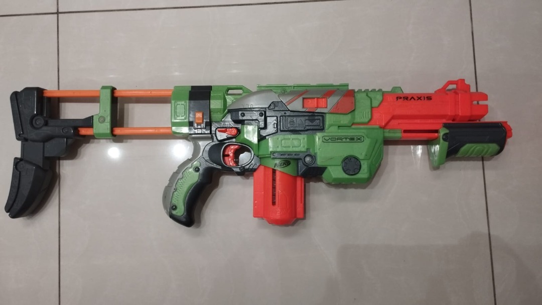 Nerf vortex praxis blaster, Hobbies & Toys, Toys & Games on Carousell