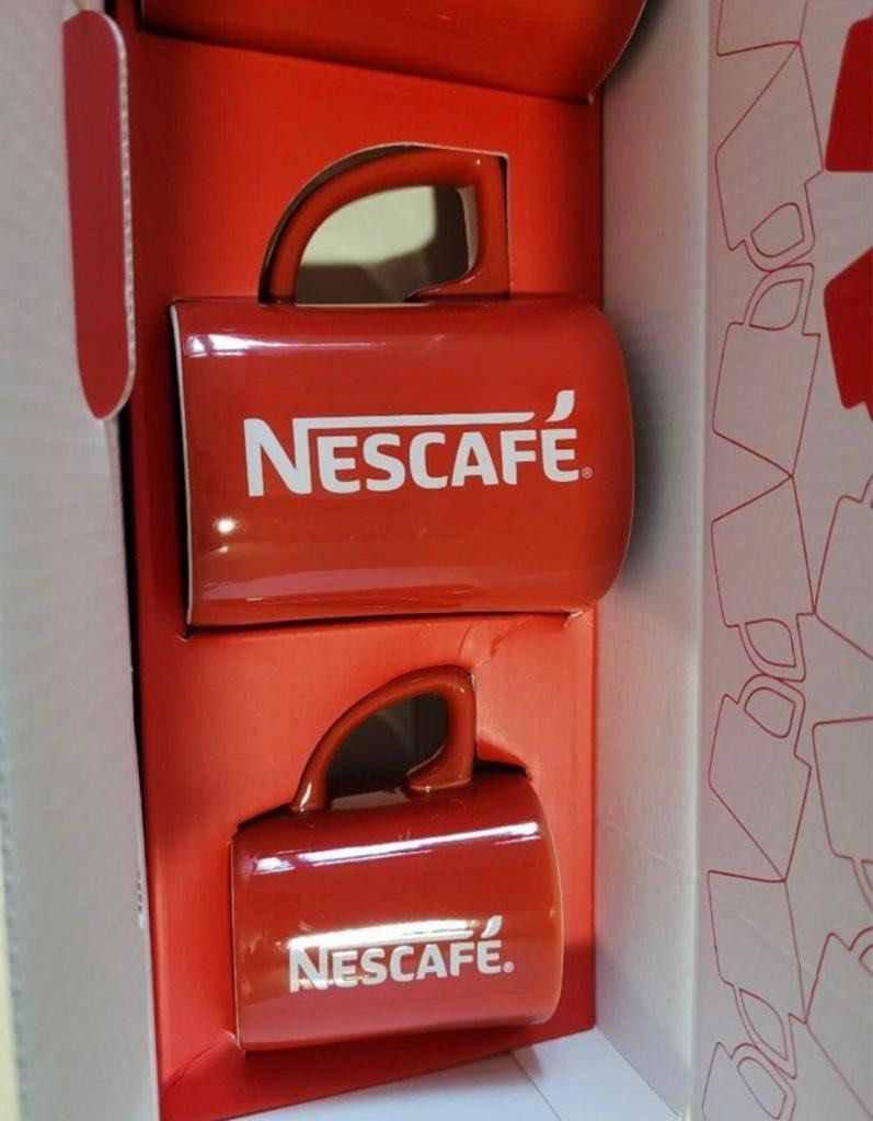Nescafe 3 pc Mugs / Cups set, Furniture & Home Living, Kitchenware ...
