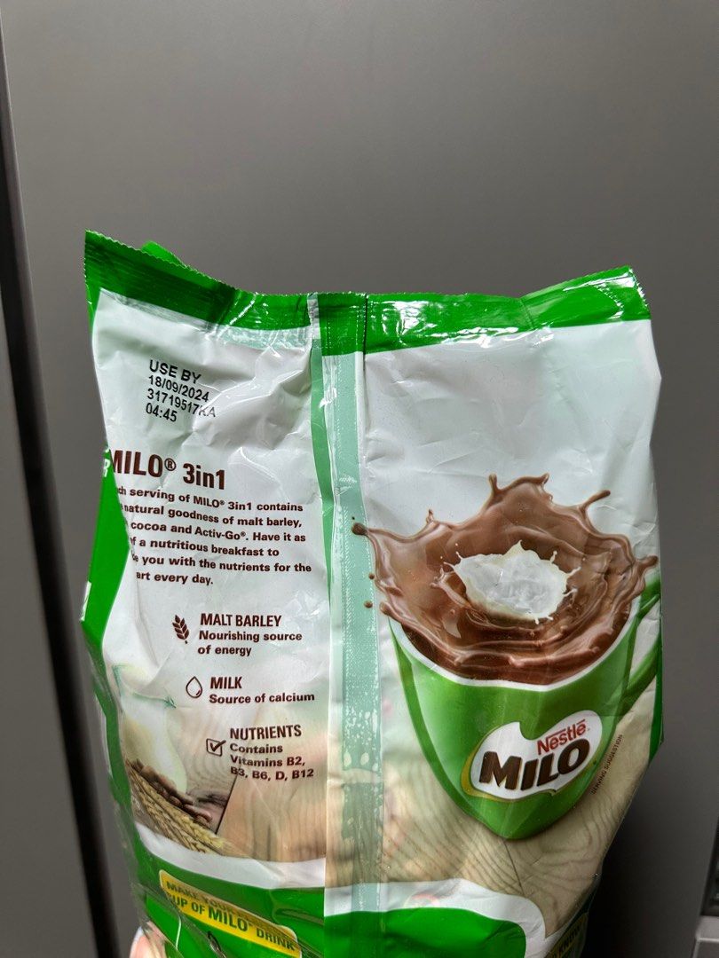 NESTLE MILO 3 IN 1 (30 sachets per pack), Food & Drinks, Beverages on ...