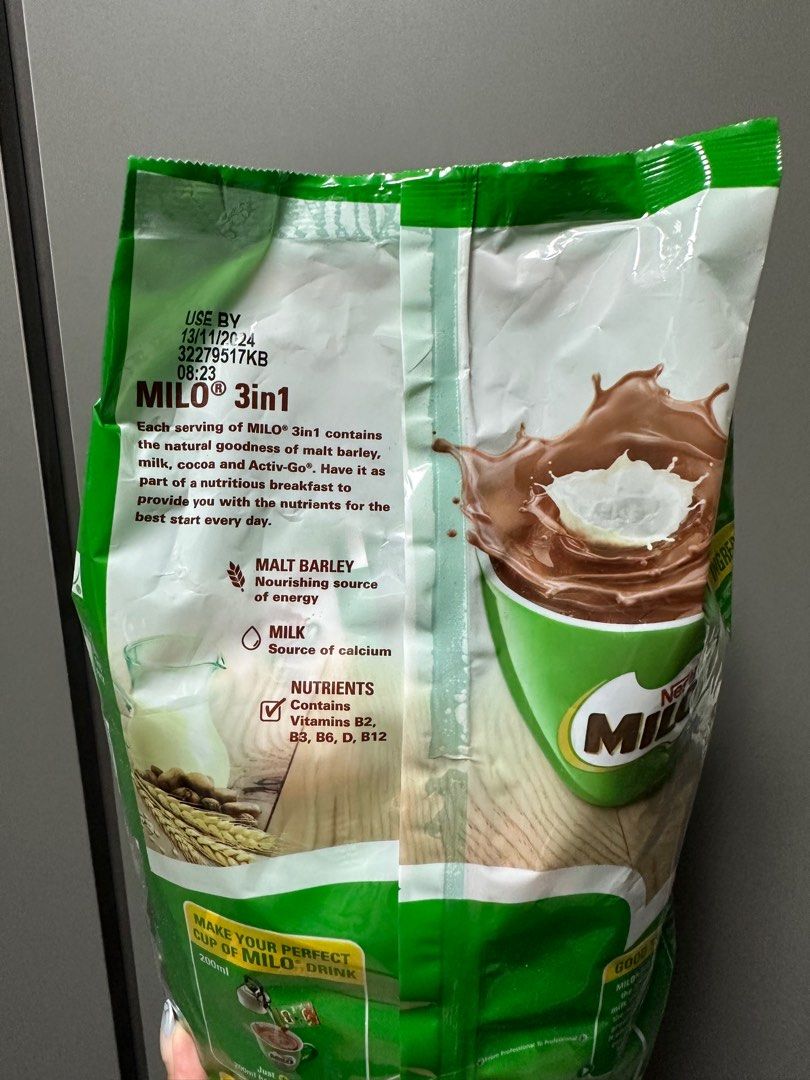 NESTLE MILO 3 IN 1 (30 sachets per pack), Food & Drinks, Beverages on ...