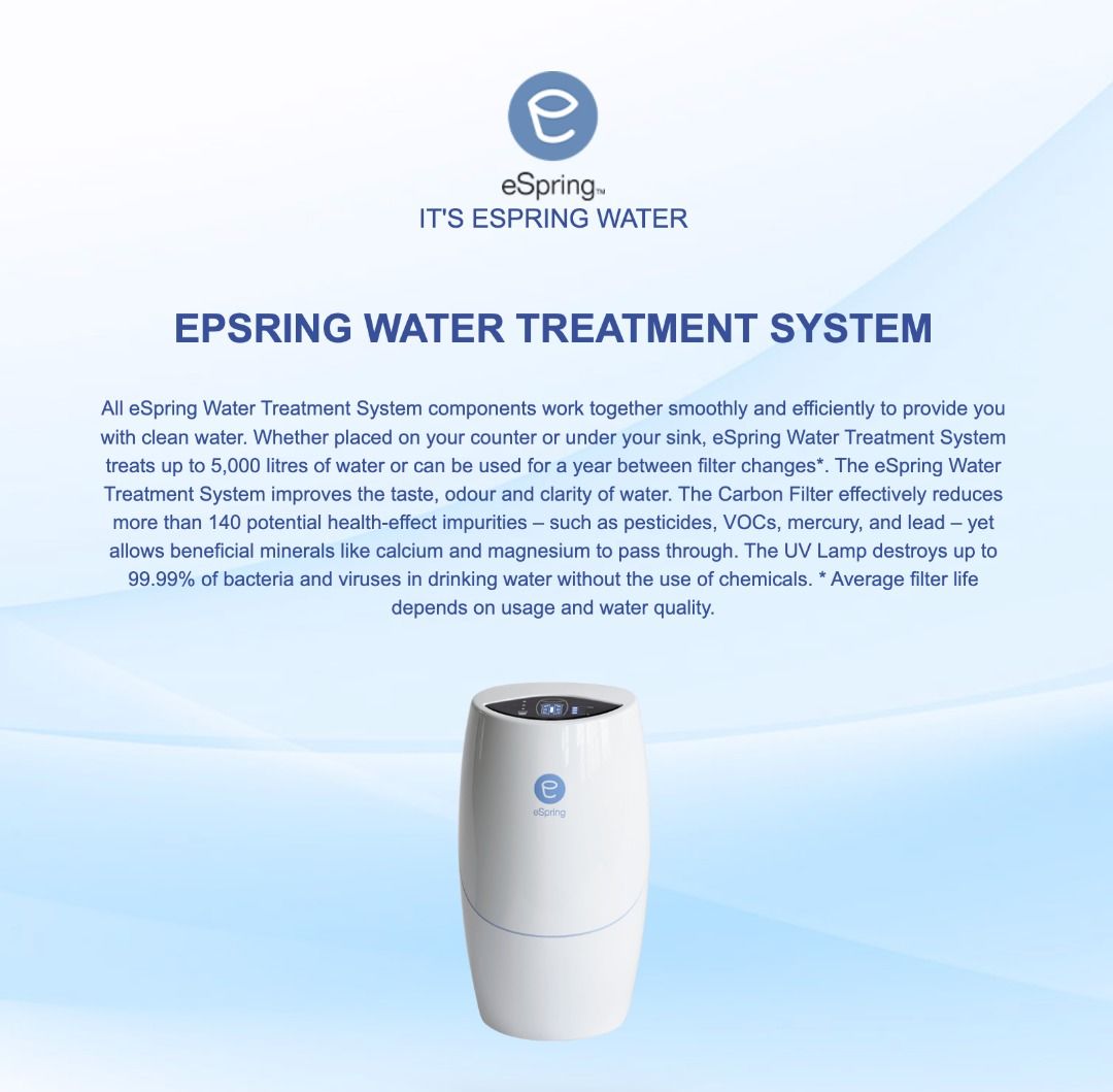 【NEW & SUPER DISCOUNTED PRICE!】eSpring Amway Water Treatment Filter ...
