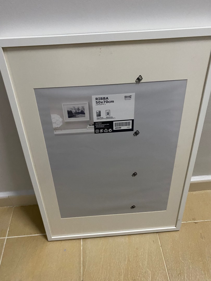 New Ikea Ribba Photo Frame 50x70cm, Furniture & Home Living, Home Decor ...