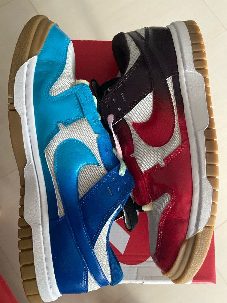 Nike Air Dunk Jumbo (Customised Mismatch), Men's Fashion, Footwear ...