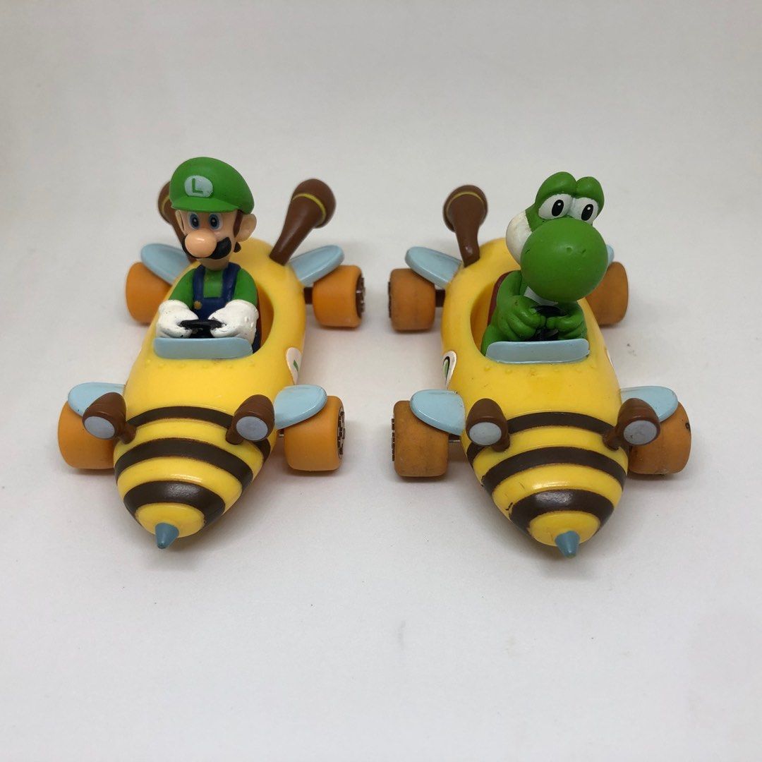 Nintendo Super Mario Kart Mario Luigi Peach Toad Bowser Donkey Figure ...