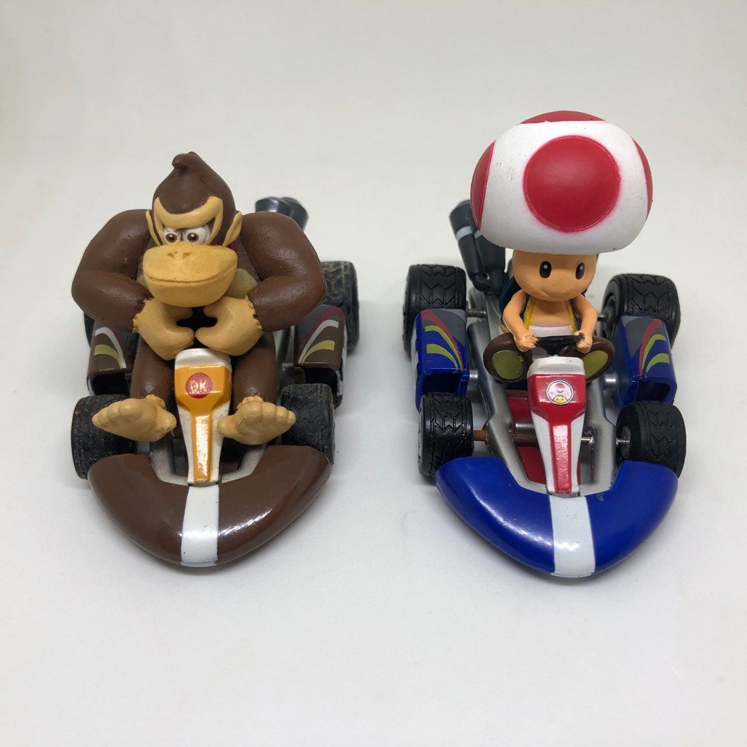 Nintendo Super Mario Kart Mario Luigi Peach Toad Bowser Donkey Figure ...