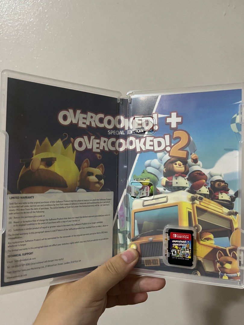 Nintendo Switch Overcooked 1 and 2, Video Gaming, Video Games, Nintendo ...