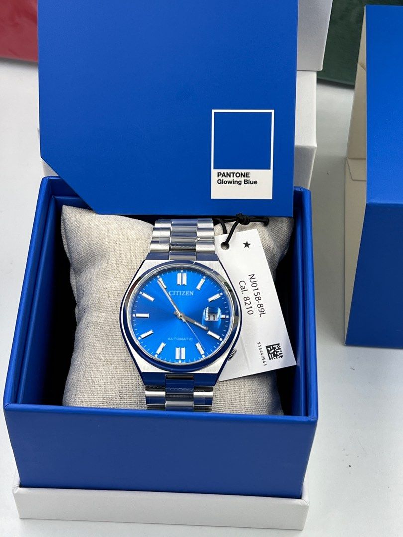 NJ0158-89L- Glowing Blue CITIZEN TSUYOSA PANTONE COLORS, Men's Fashion ...