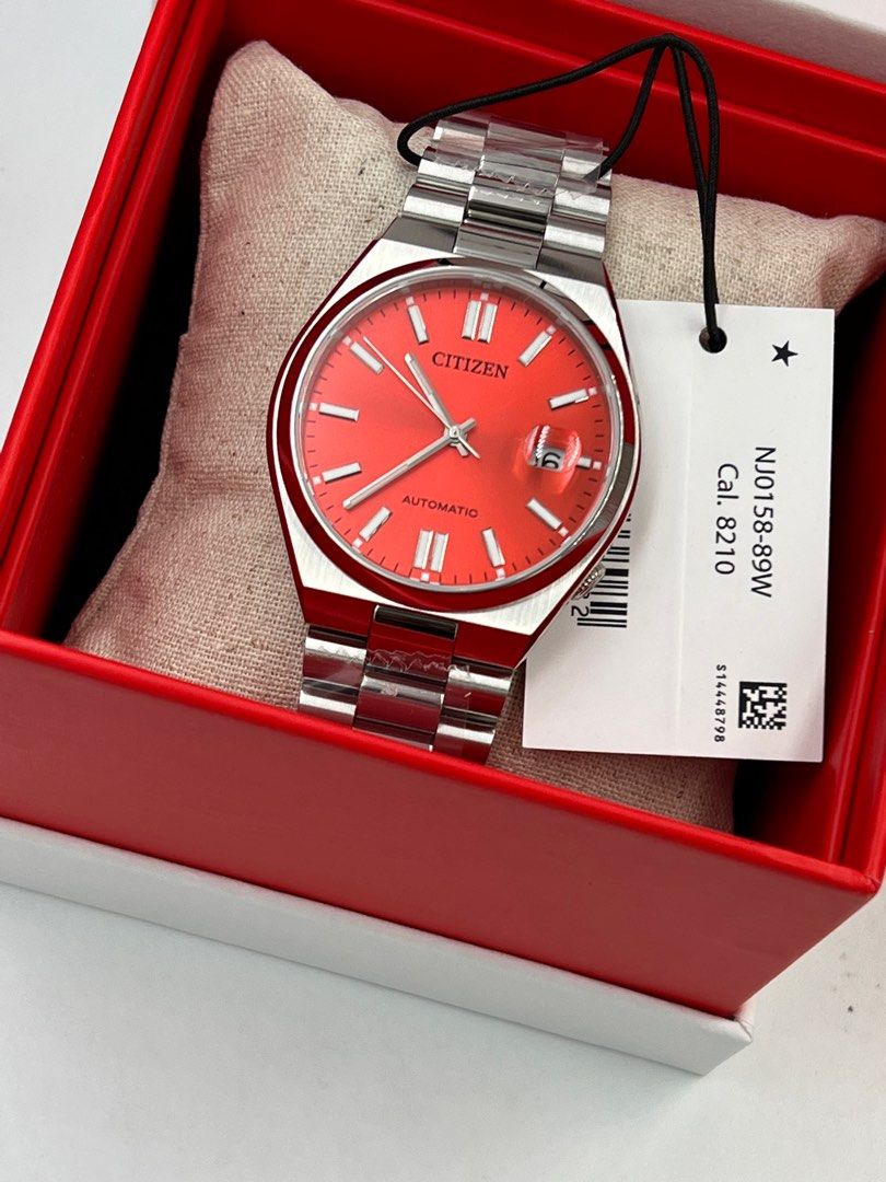 NJ0158-89W - Blazing Red CITIZEN TSUYOSA PANTONE COLORS, Men's Fashion ...
