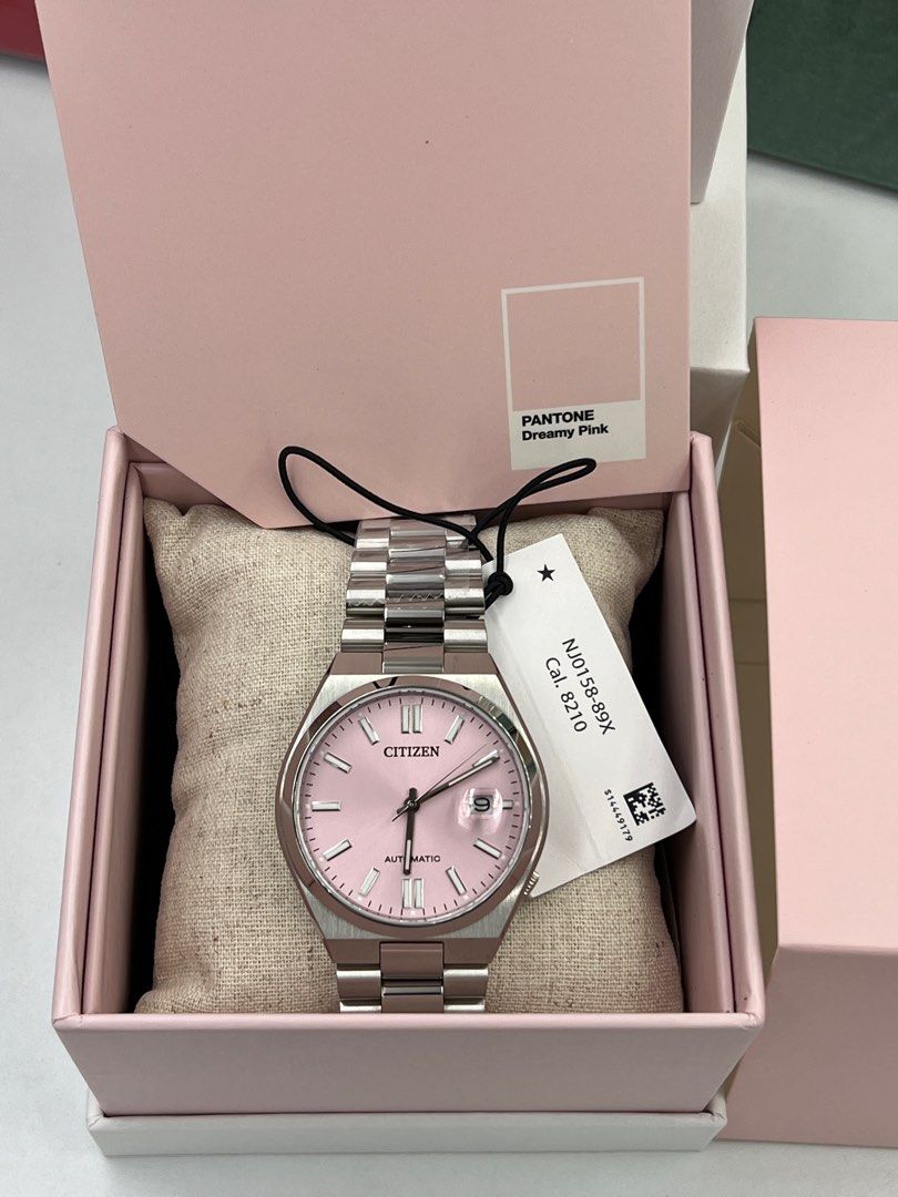 NJ0158-89X Dreamy Pink Citizen TSUYOSA Pantone Colors, Men's Fashion ...