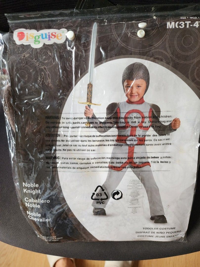 Noble Knight costume, Babies & Kids, Babies & Kids Fashion on Carousell