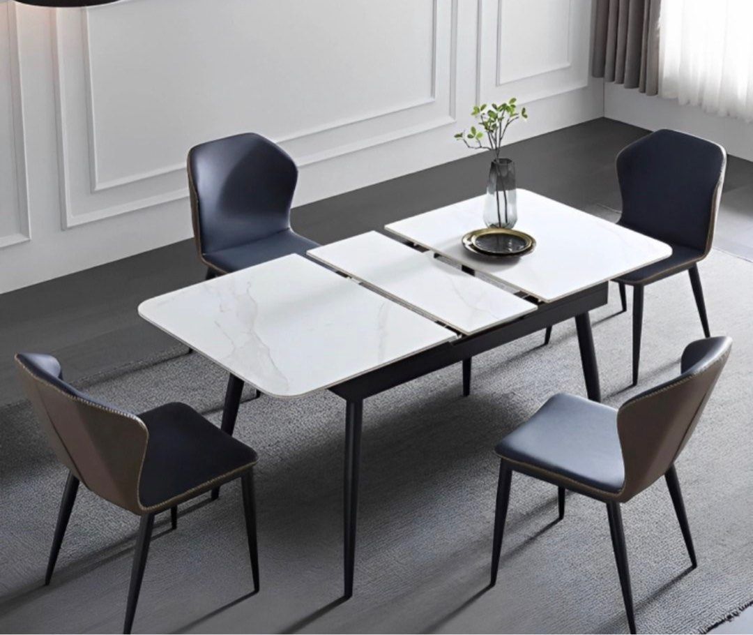 OAT Modern Expandable Dining Table, Furniture & Home Living, Furniture ...