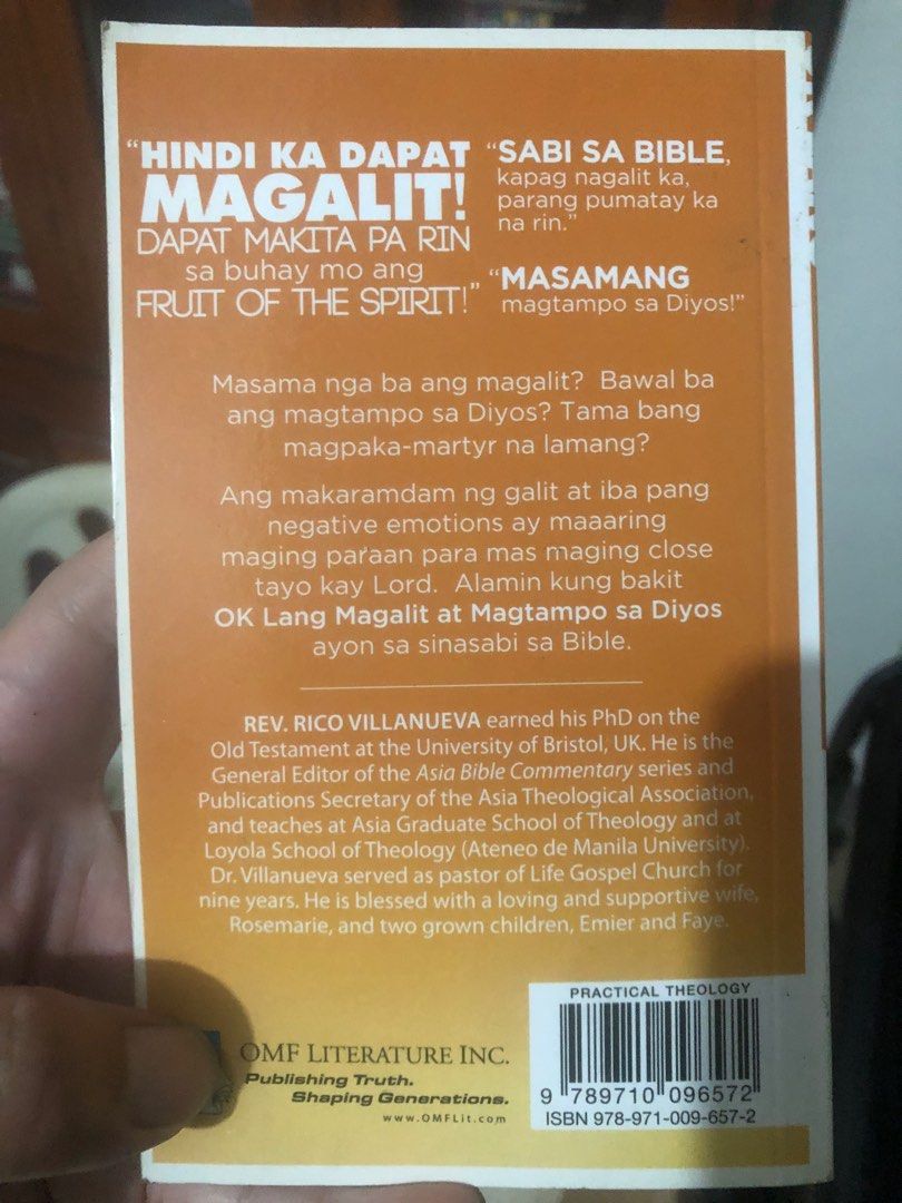 Ok lang magalit at magtampo sa Diyos, Hobbies & Toys, Books & Magazines ...