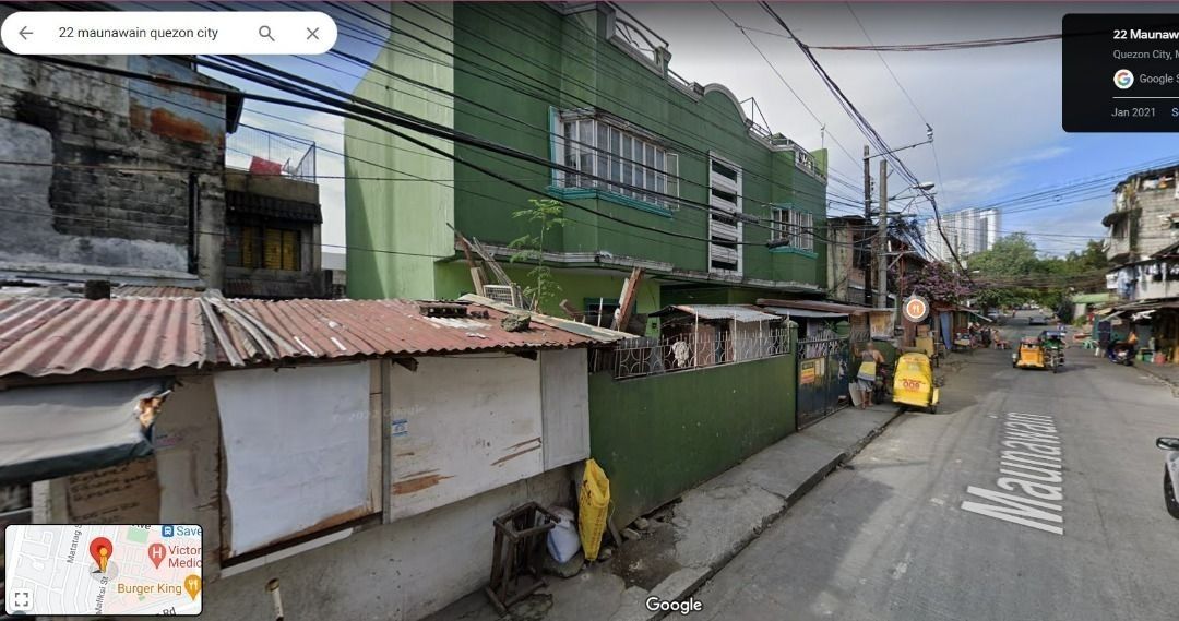 **one away** Brgy. Pinyahan, Quezon City lot with old townhouses for ...