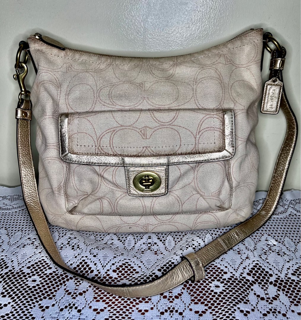 Original Coach Penelope Signature Convertible Bag not Lacoste Longchamp ...