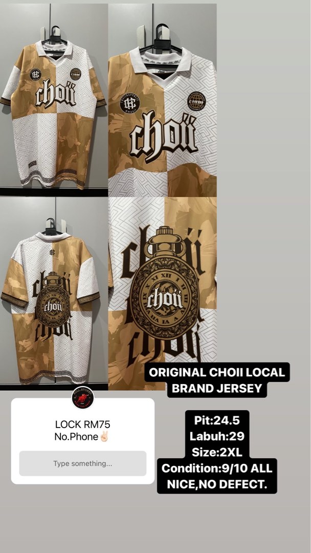 Original Local Brand Choii, Men's Fashion, Activewear on Carousell