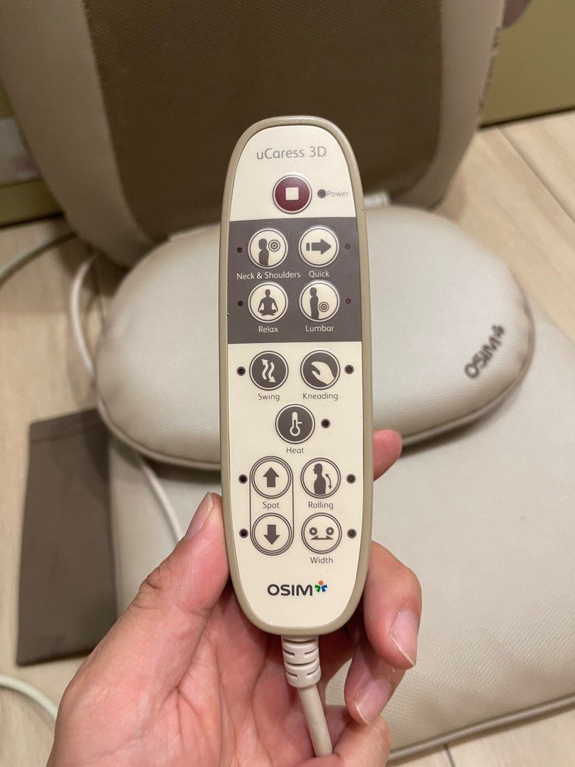 Osim ucaress 3D Back massage, Health & Nutrition, Massage Devices on ...